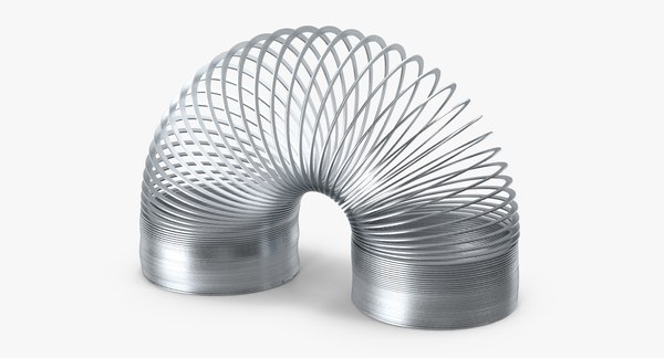 metal slinky 3d model