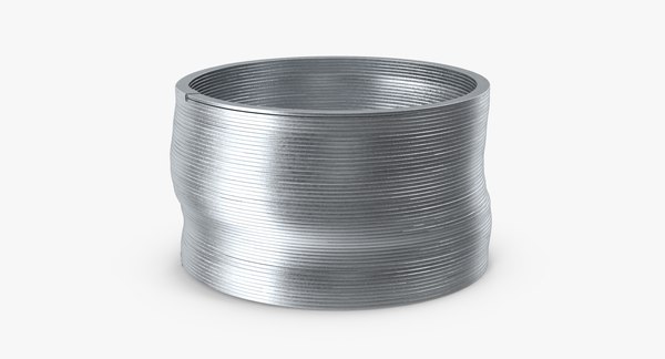metal slinky 3d model