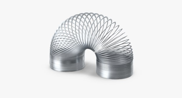 metal slinky 3d model