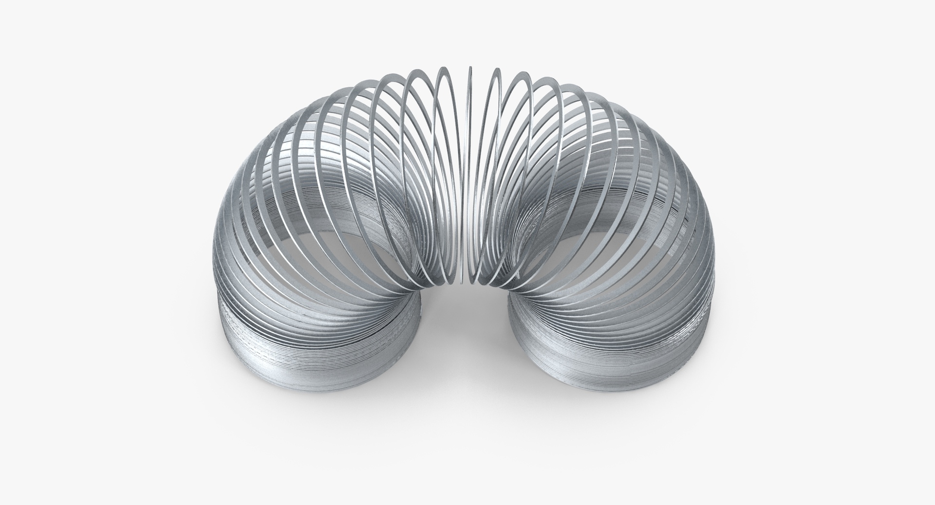 metal slinky 3d model