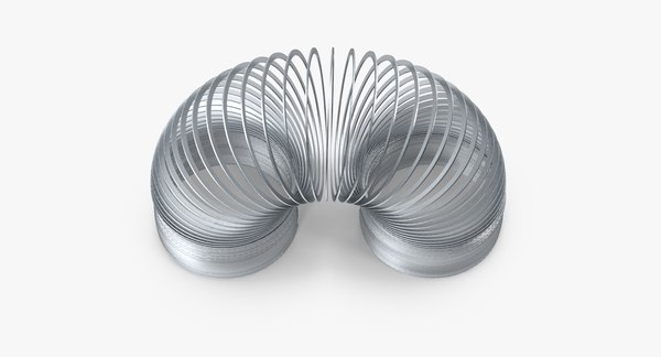 metal slinky 3d model