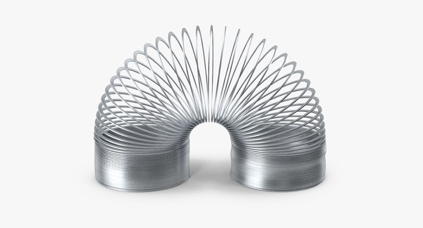 metal slinky 3d model