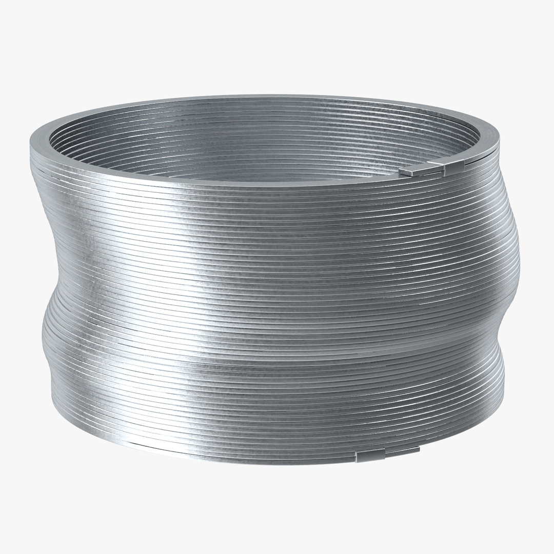 metal slinky 3d model
