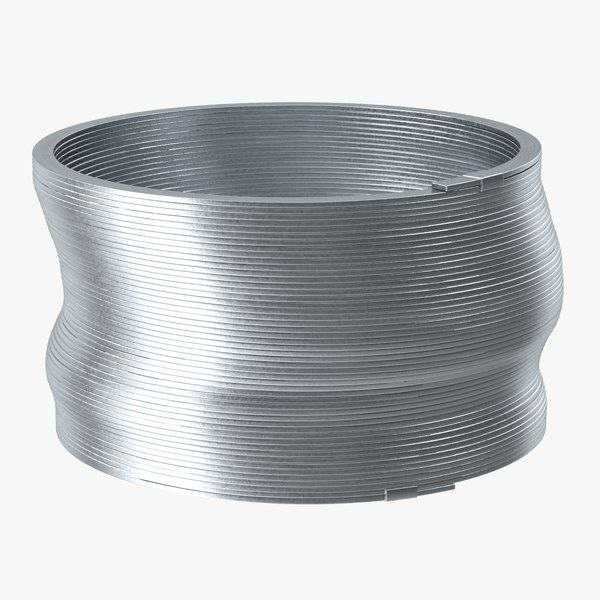 metal slinky 3d model