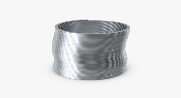 metal slinky 3d model