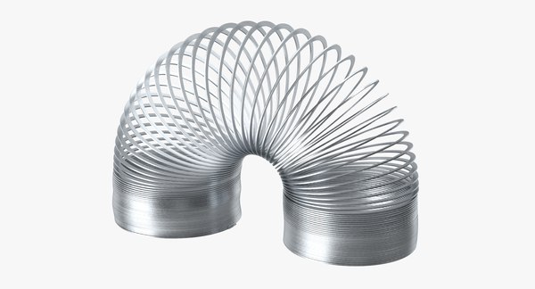 metal slinky 3d model
