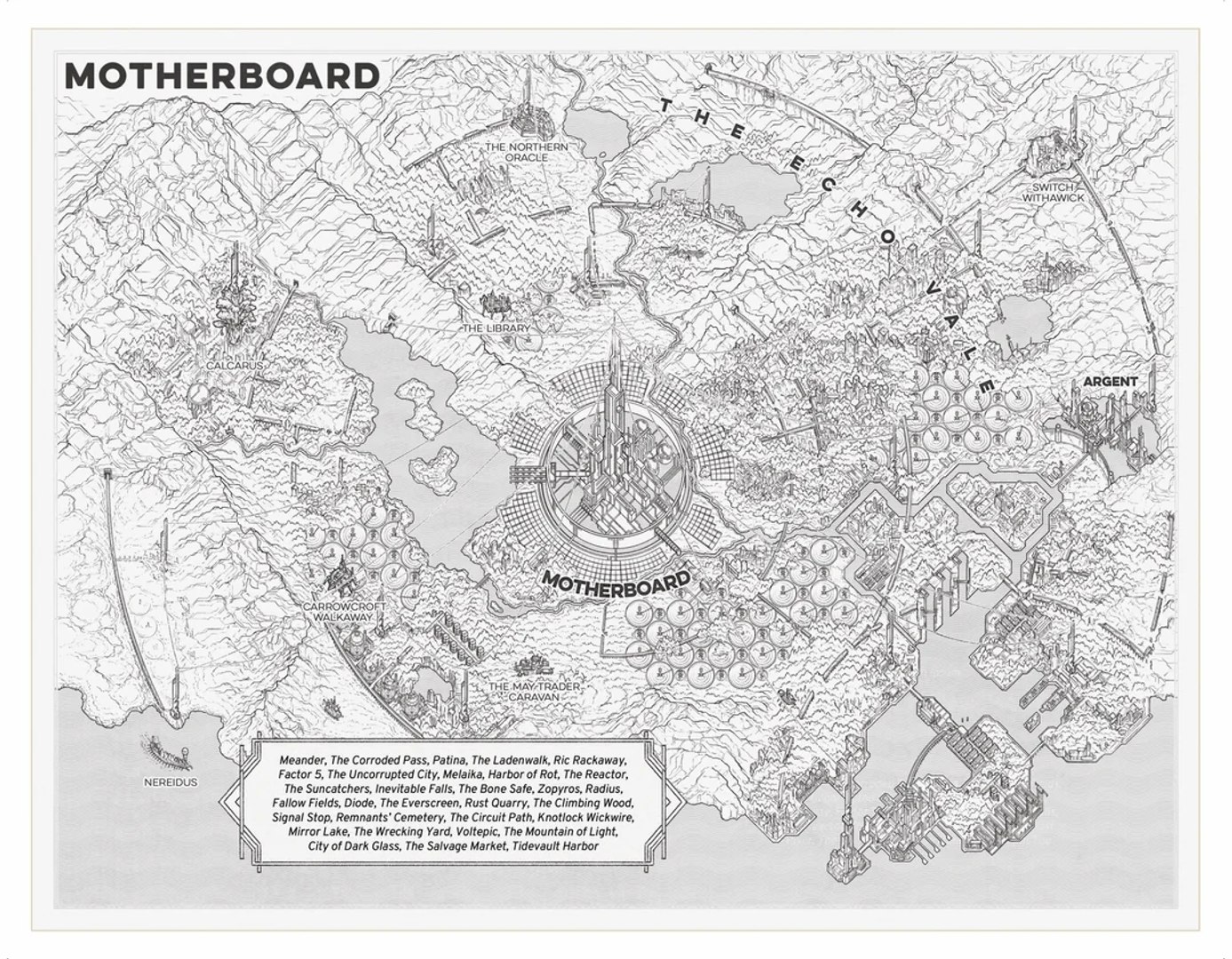 DnD DaggerHeart Motherboard Map 3D - TurboSquid 2543570