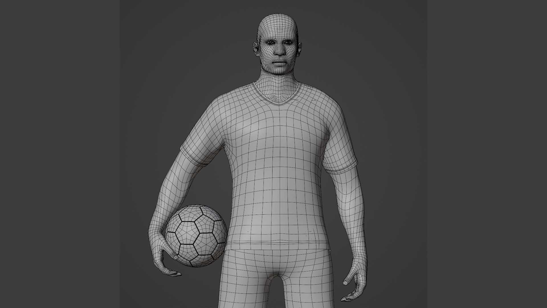 3D Football Player Game Ready - TurboSquid 2208279