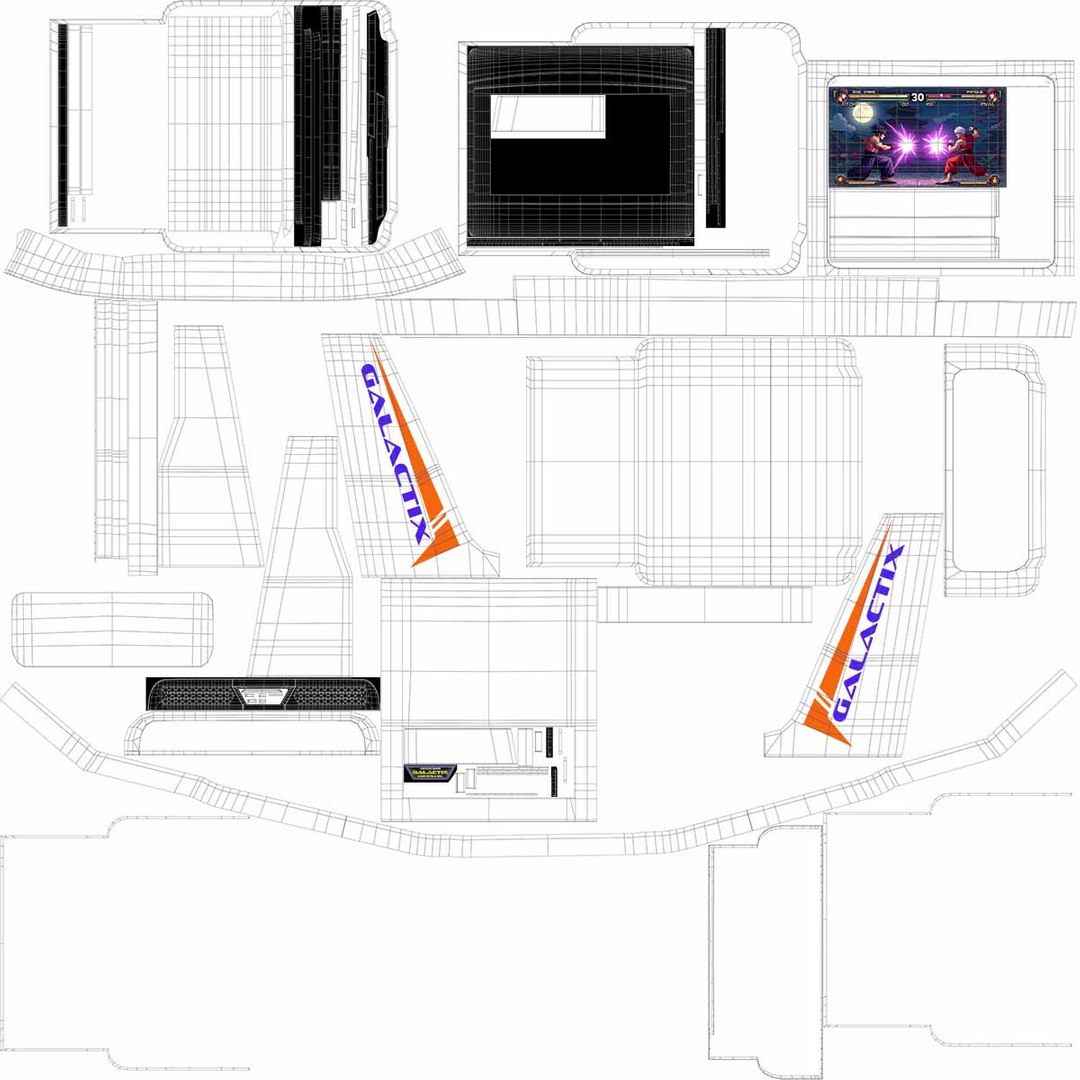 Desktop Arcade Machine 3D Model - TurboSquid 2414913
