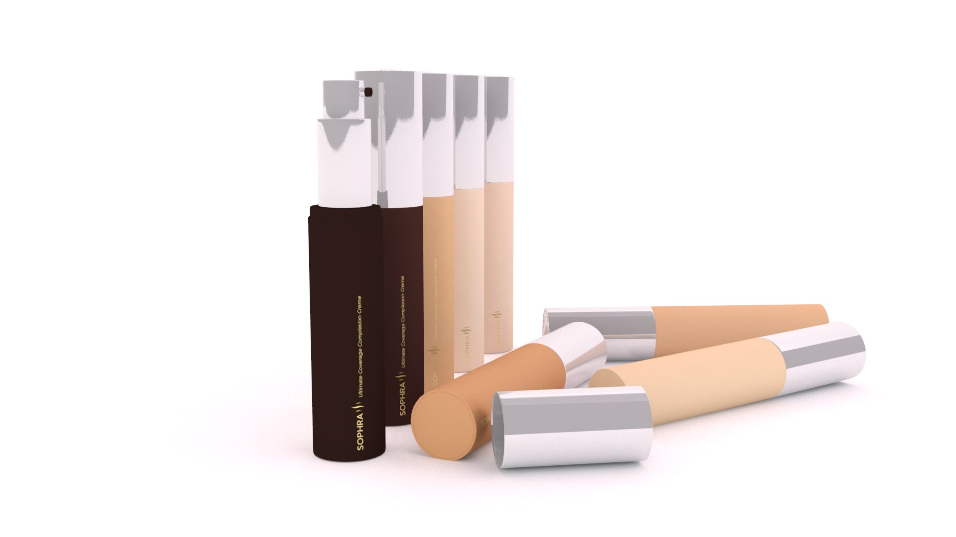 Liquid Foundation 3D Model - TurboSquid 1557716