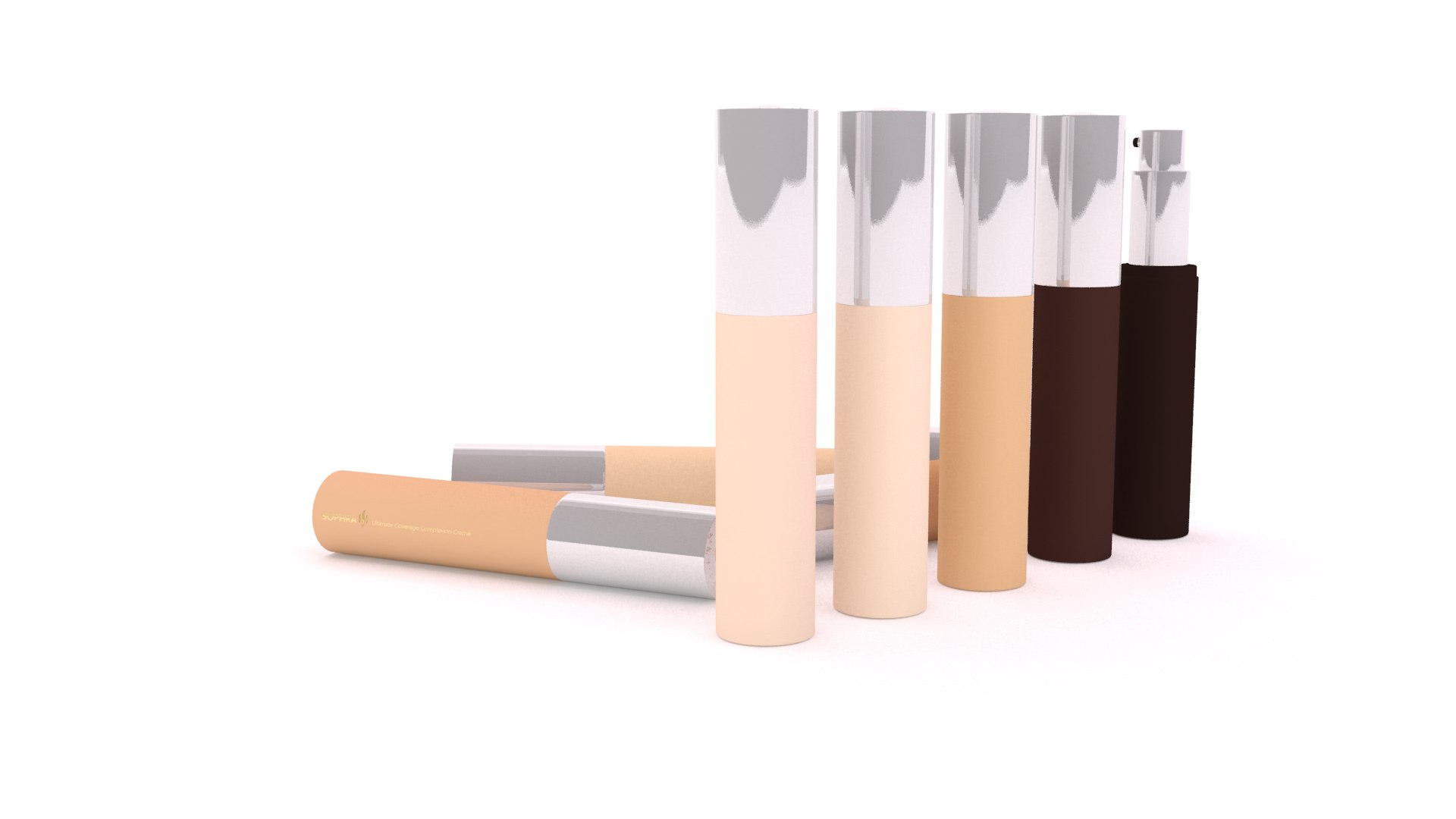 Liquid Foundation 3D Model - TurboSquid 1557716