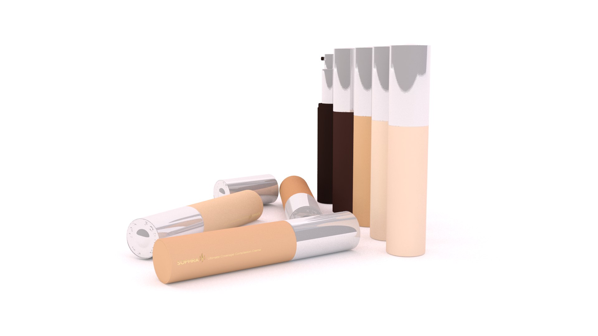 Liquid Foundation 3D Model - TurboSquid 1557716