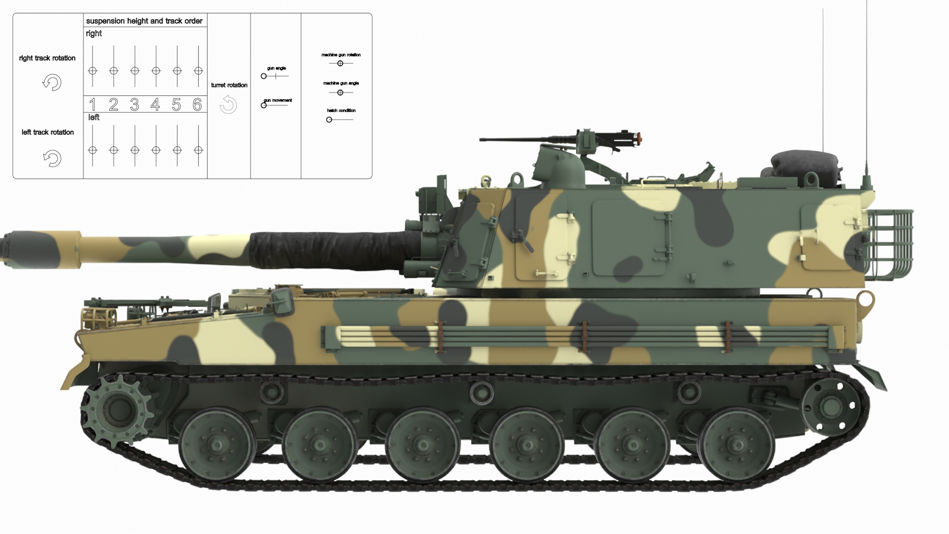 3D K9 Thunder South Korean Howitzer Rigged Model - TurboSquid 2243134