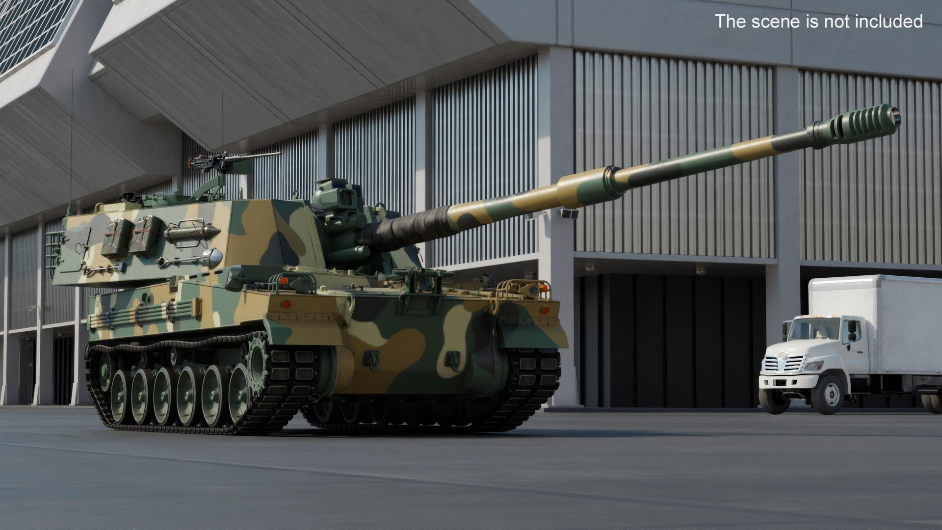 3D K9 Thunder South Korean Howitzer Rigged Model - TurboSquid 2243134