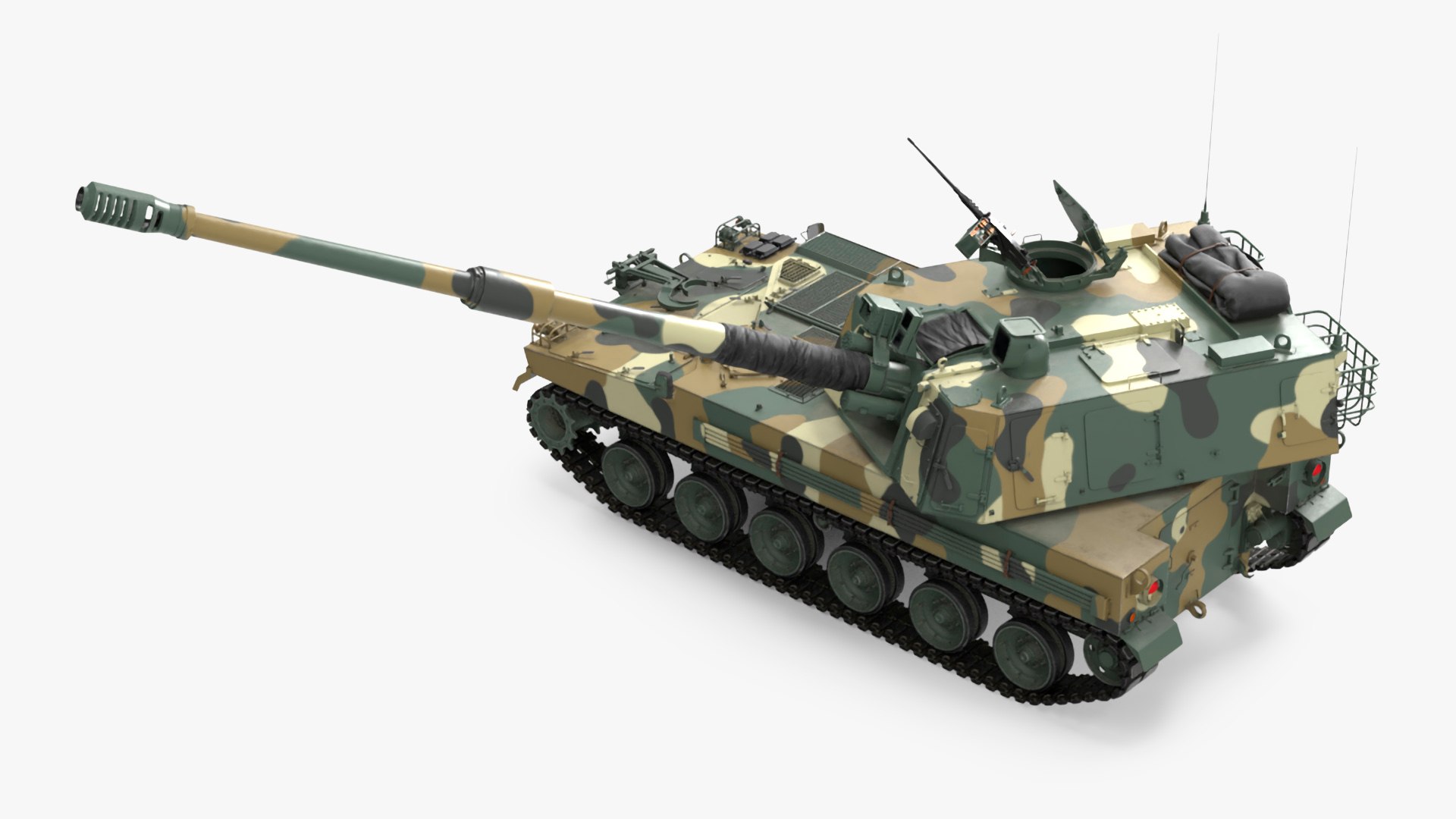 3D K9 Thunder South Korean Howitzer Rigged Model - TurboSquid 2243134