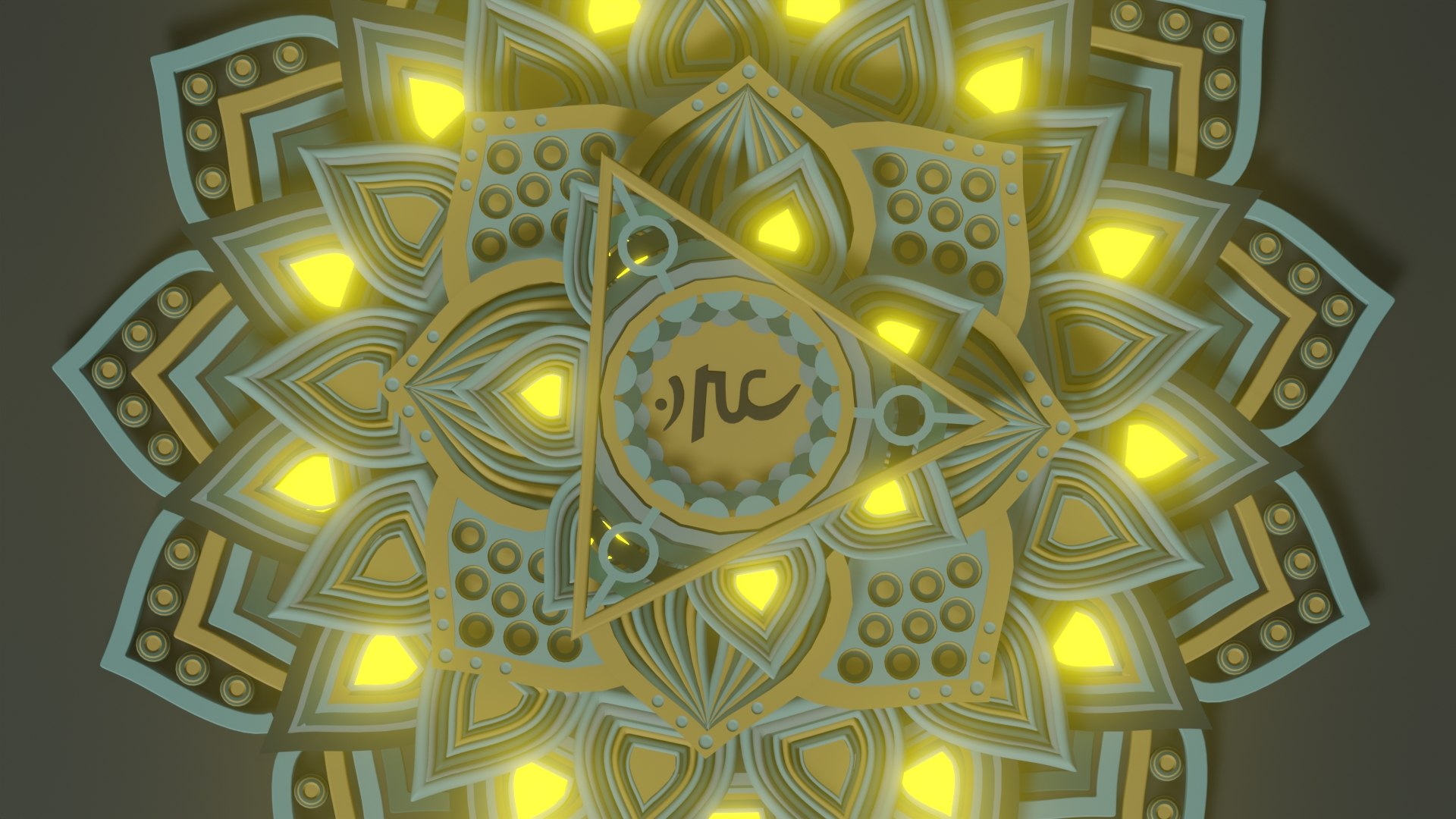 3D Mandala 3D model model - TurboSquid 1910133