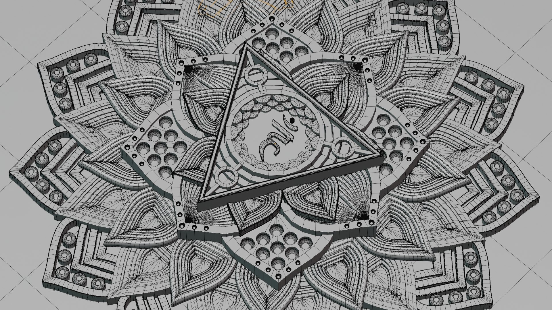 3D Mandala 3D model model - TurboSquid 1910133