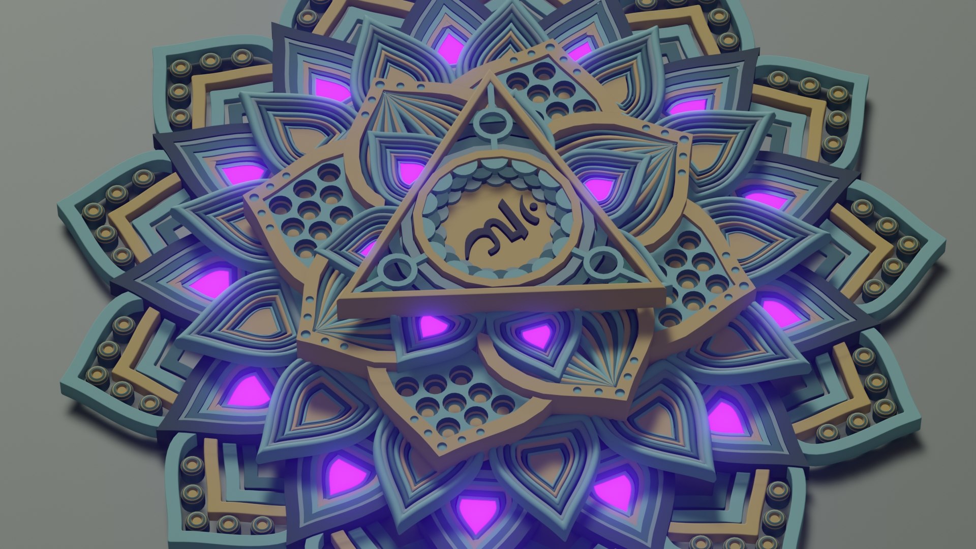 3D Mandala 3D model model - TurboSquid 1910133