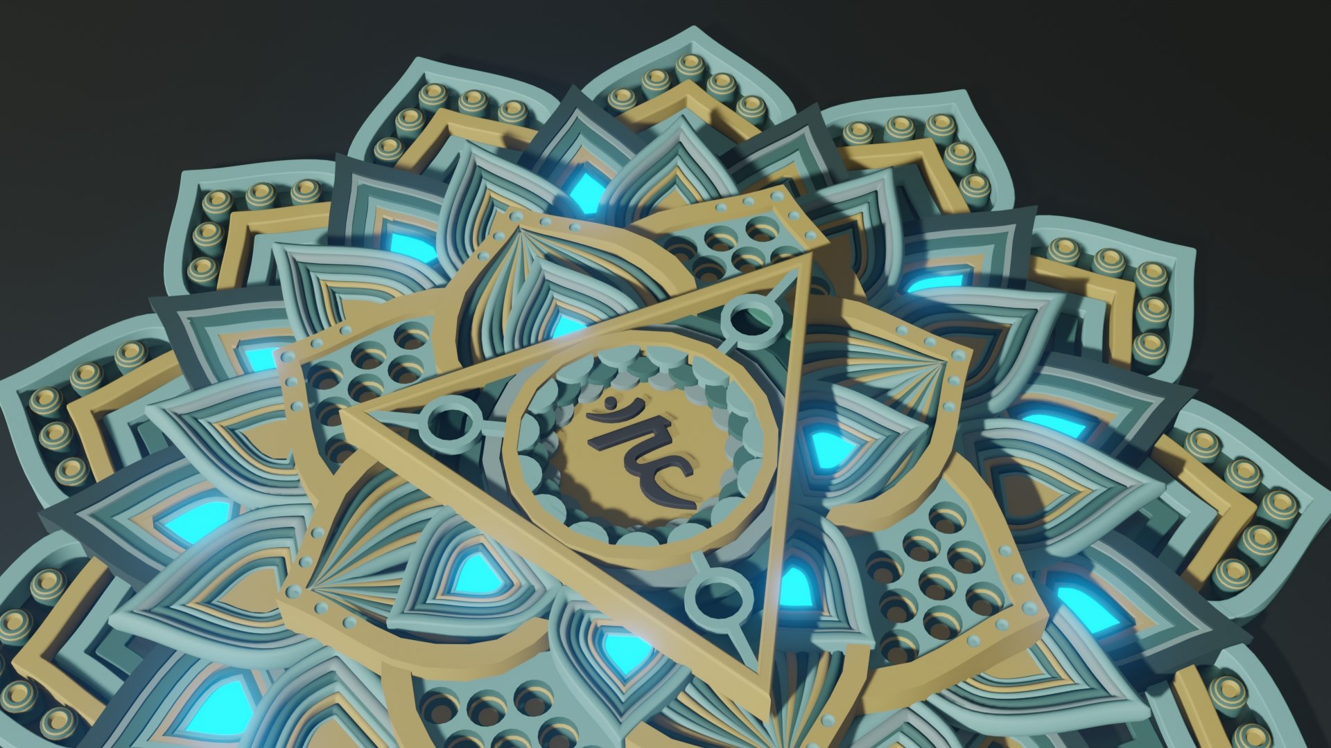 3D Mandala 3D model model - TurboSquid 1910133