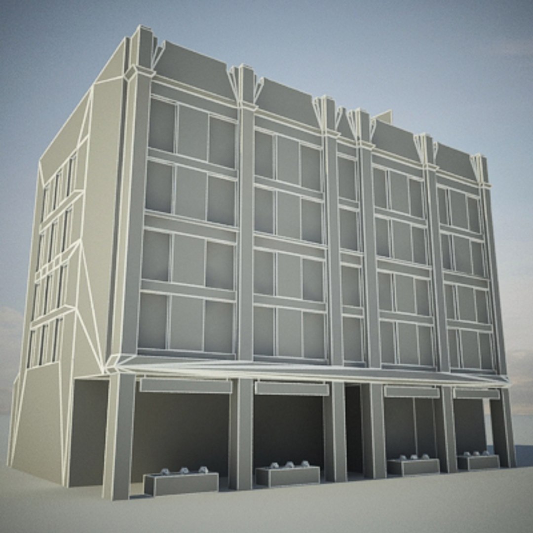studios building pack 3d model