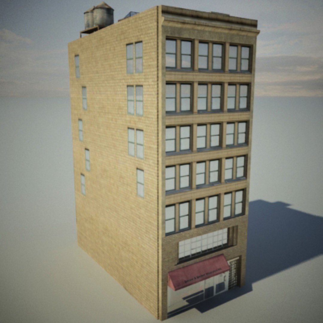 studios building pack 3d model