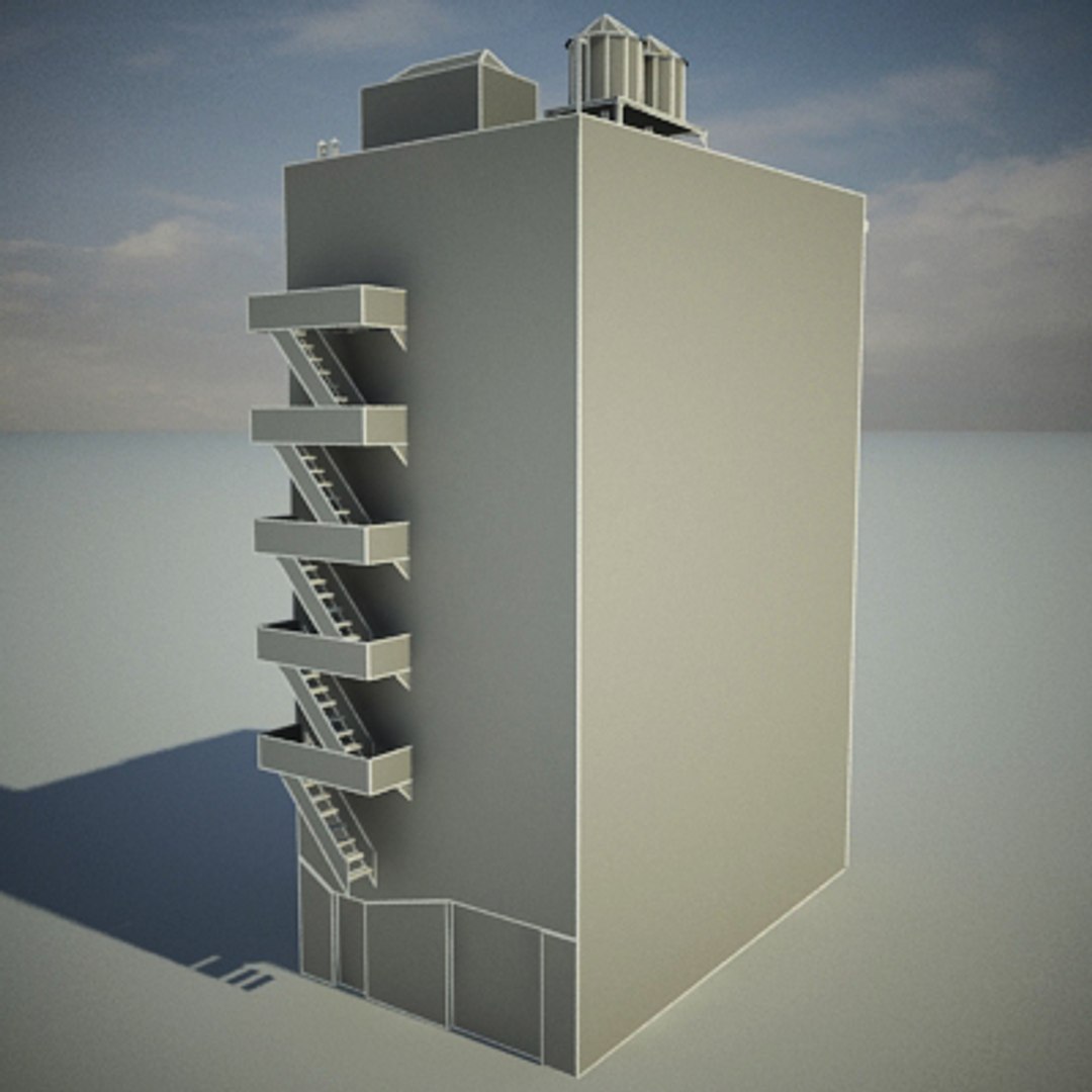 studios building pack 3d model