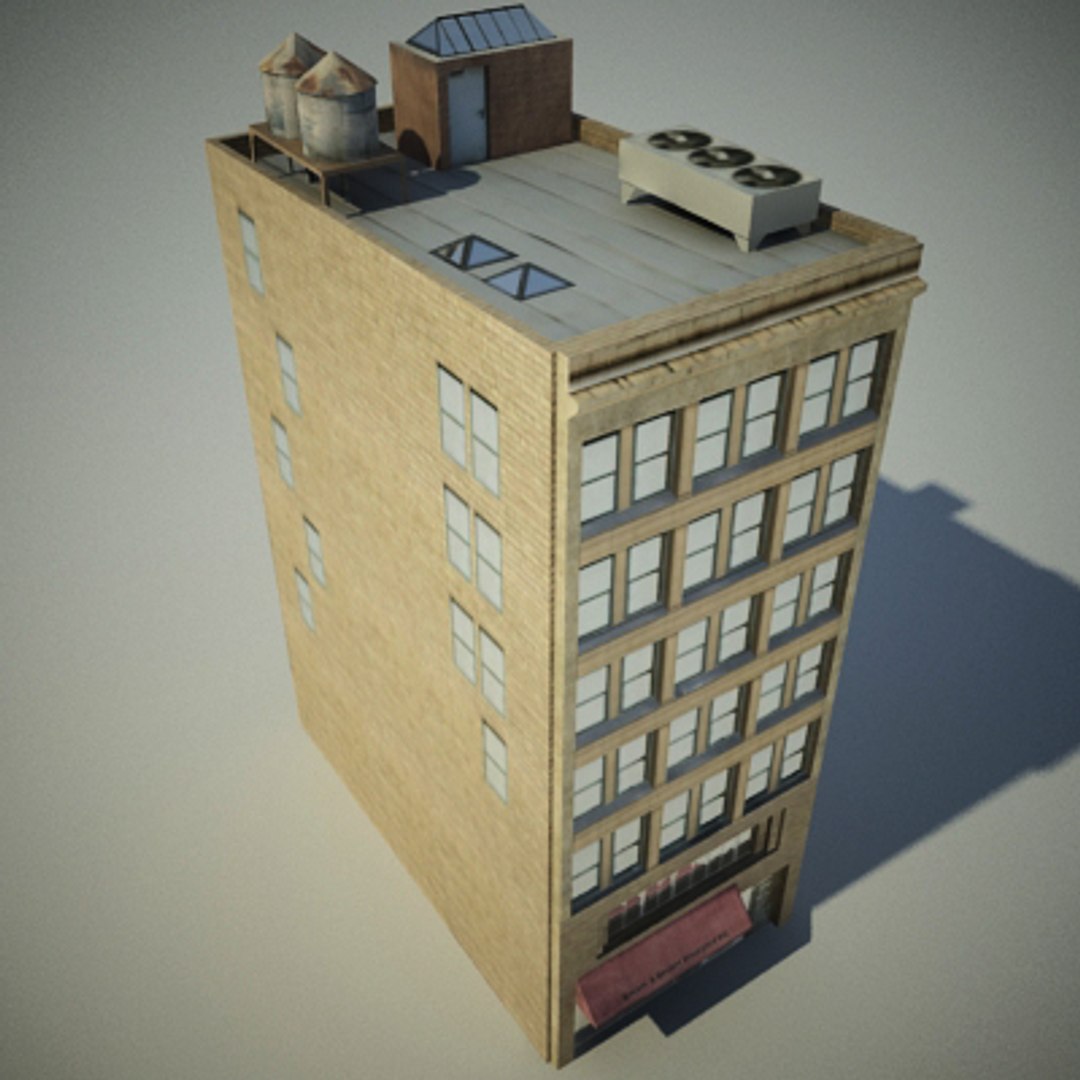 studios building pack 3d model