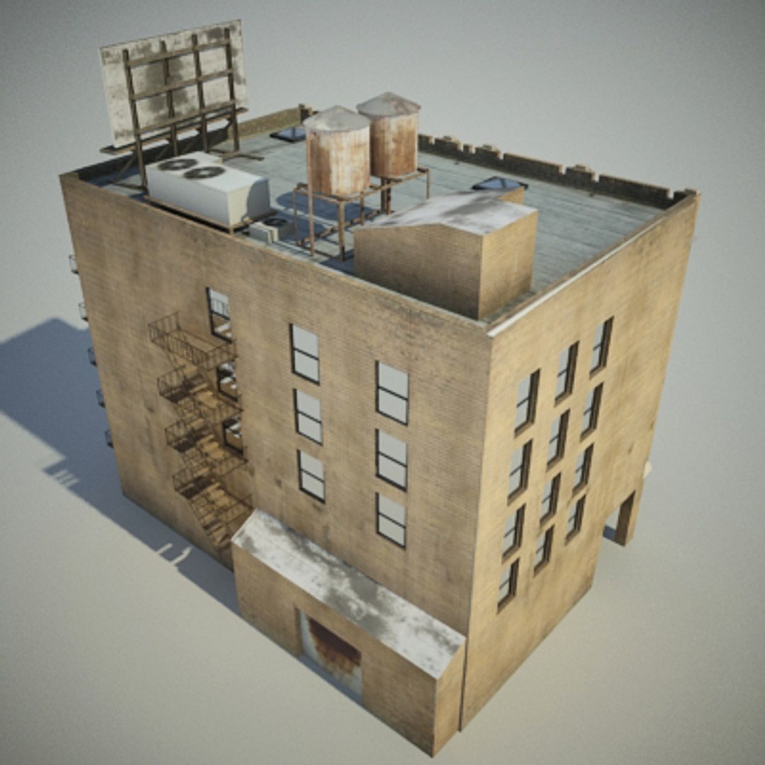 studios building pack 3d model