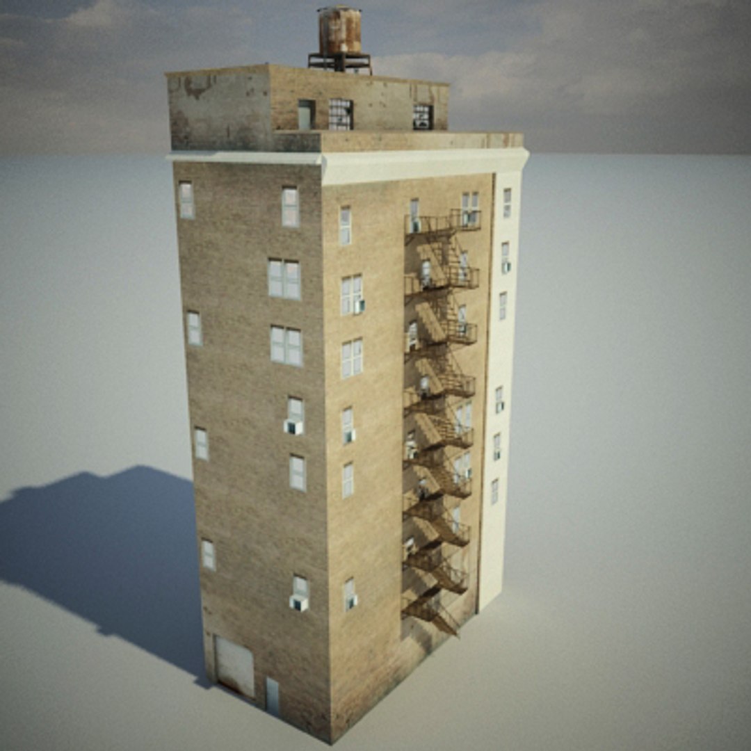 studios building pack 3d model