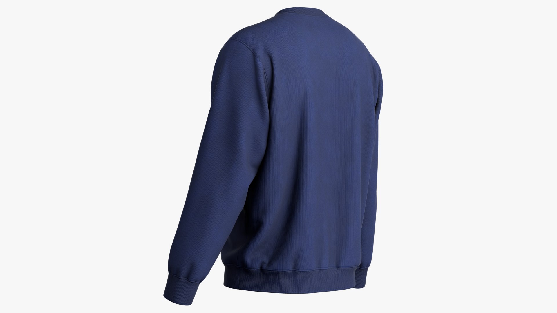 Blue Crewneck 3D Model - TurboSquid 1714567
