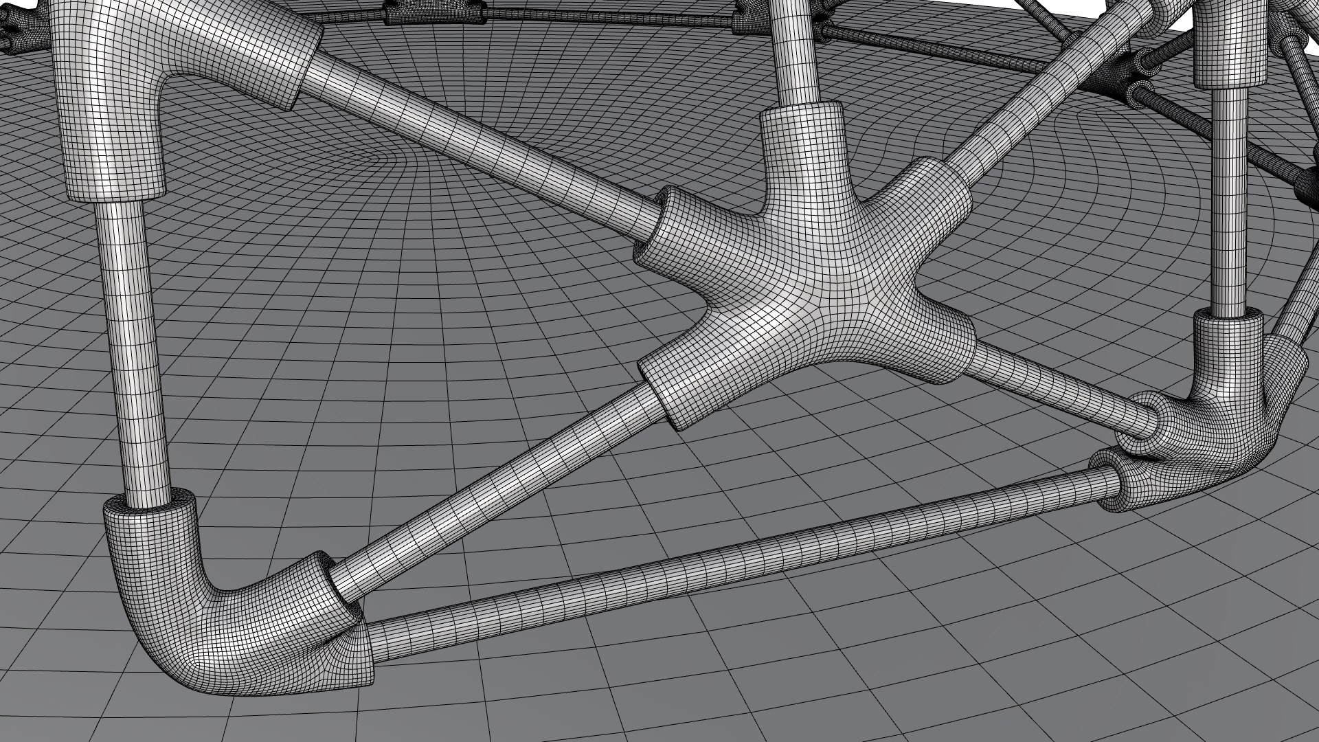 3D Pipes Dome Playground Climber 02 - TurboSquid 2257636