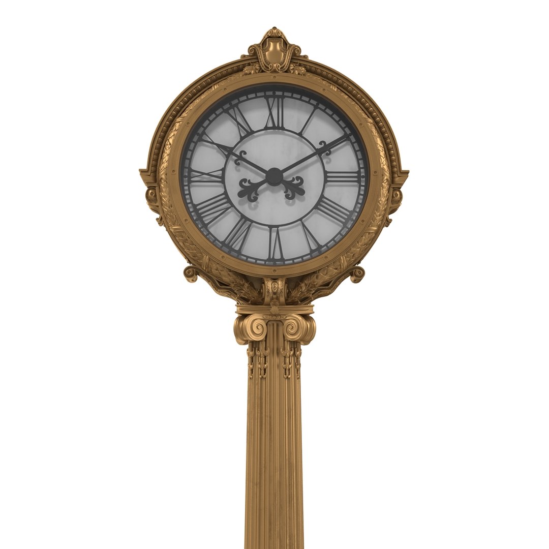 New York Street Clock Max