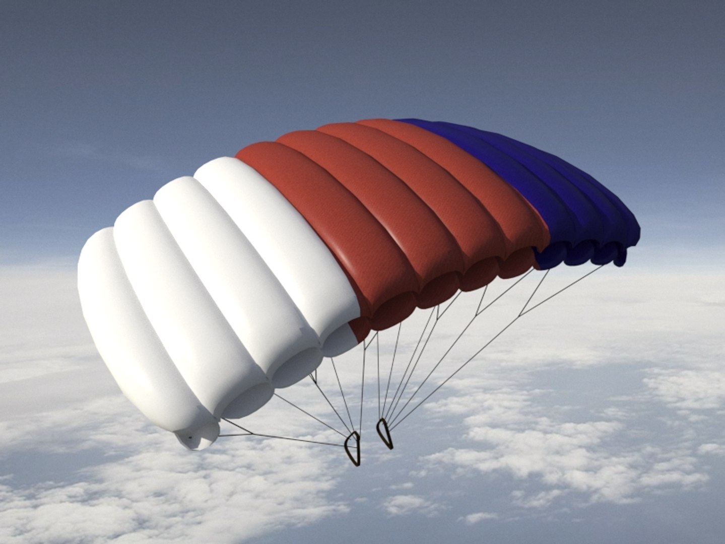 Parachute pack - flight animation model - TurboSquid 1513692