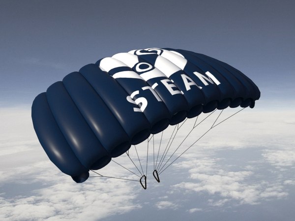 Parachute pack - flight animation model - TurboSquid 1513692