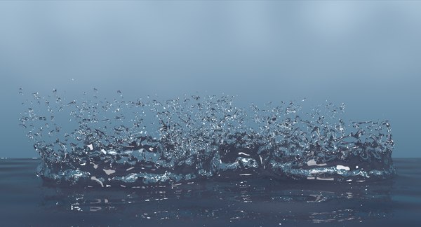 droplet realflow flow 3d model