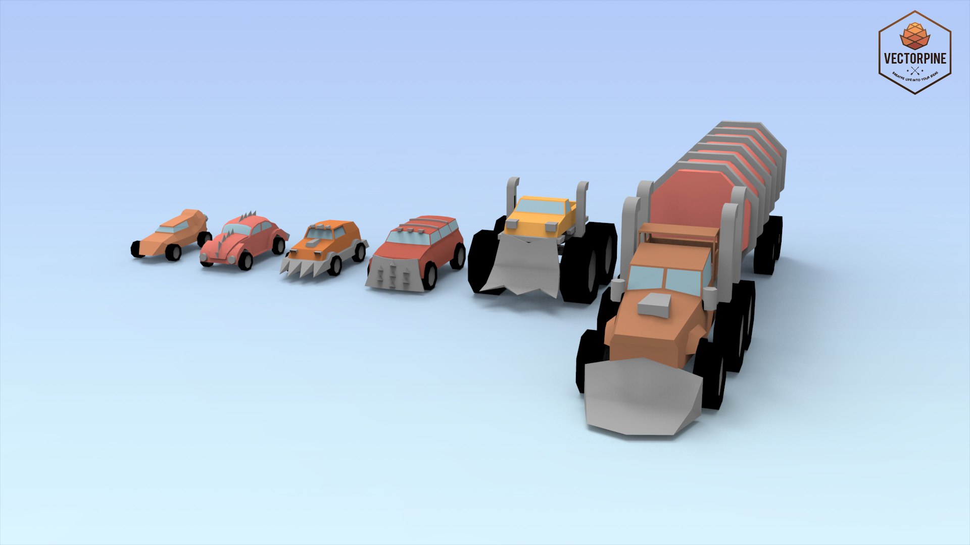 3d Model Of Raider Cars