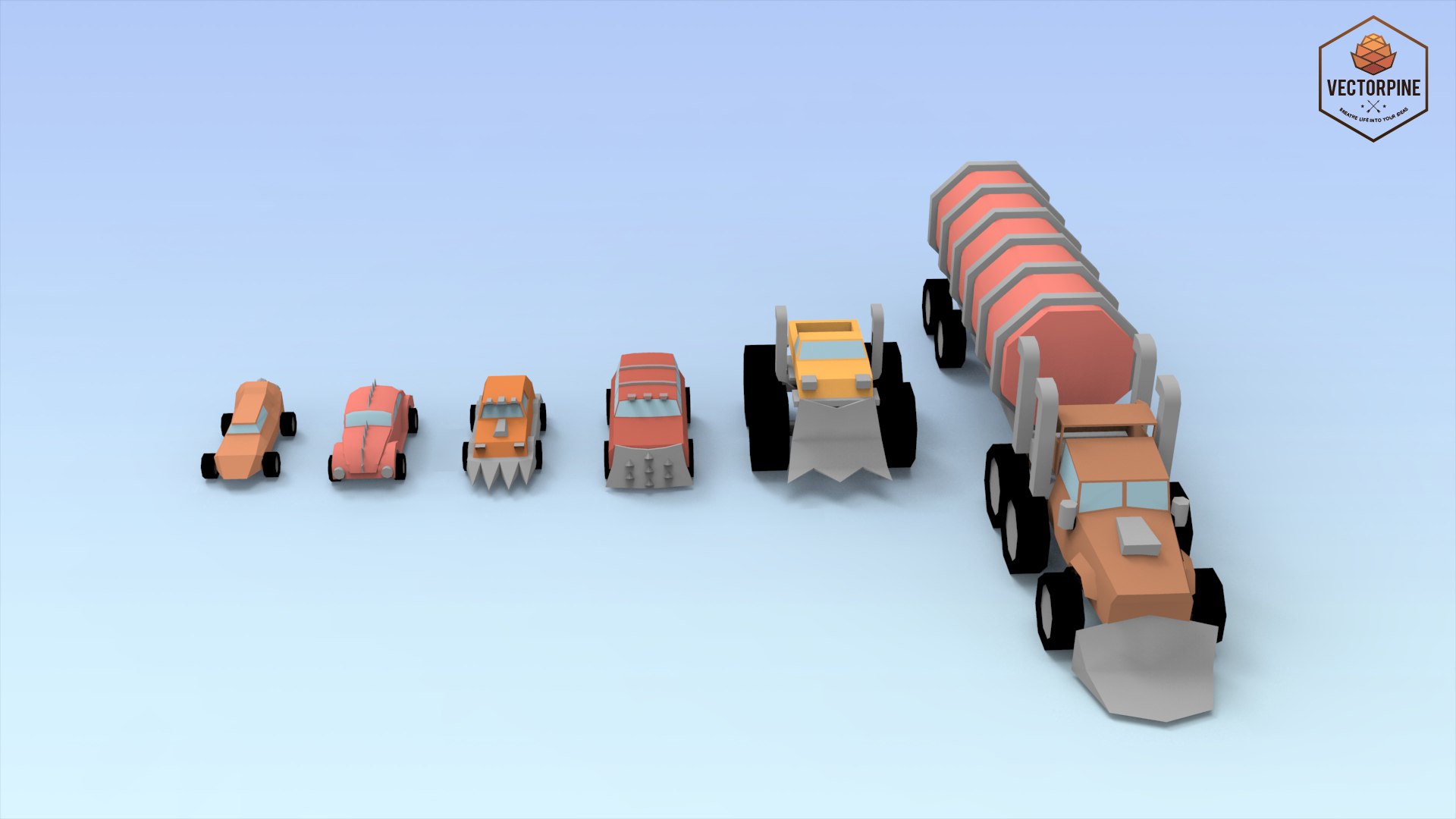3d Model Of Raider Cars