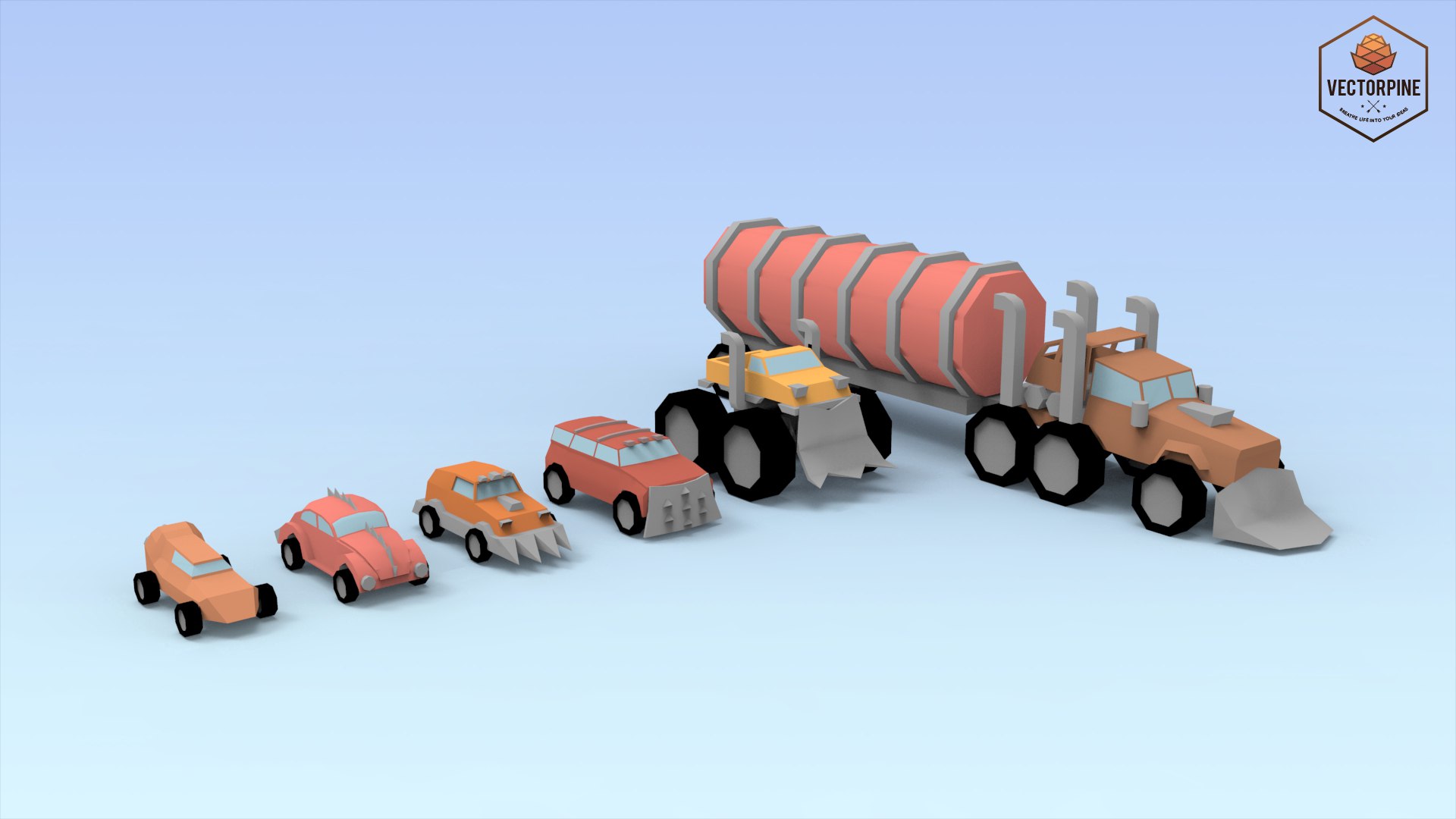 3d Model Of Raider Cars