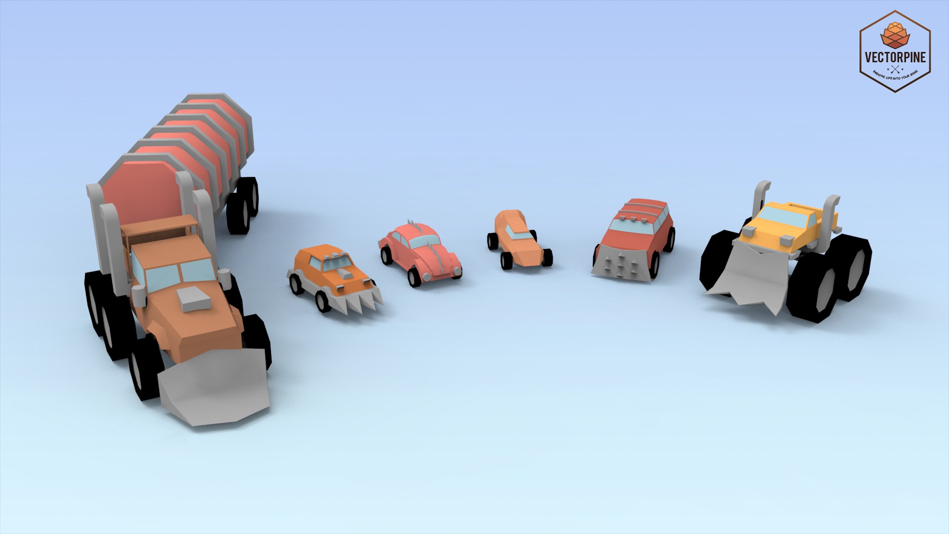 3d Model Of Raider Cars