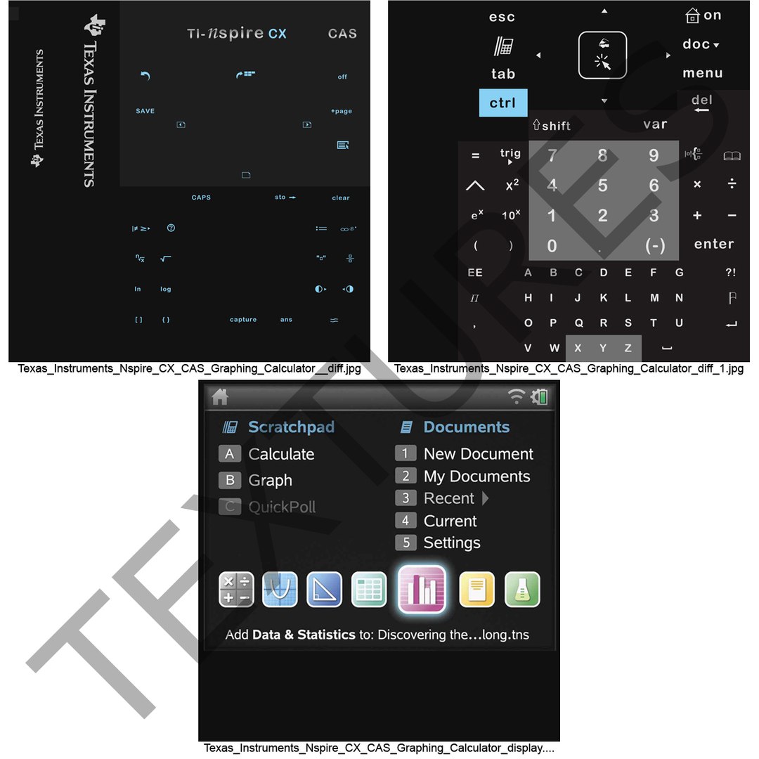 3d texas instruments graphing calculator model