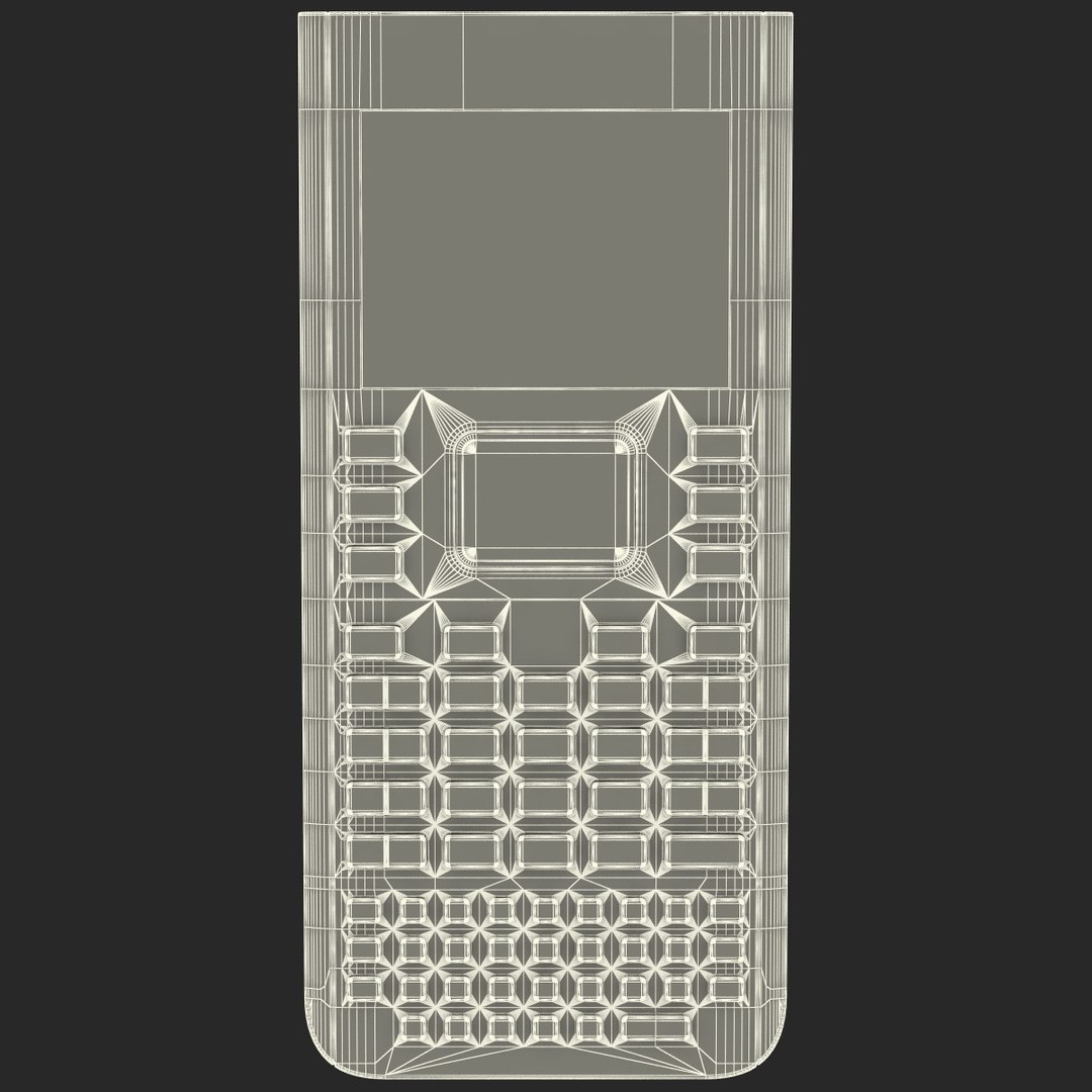 3d Texas Instruments Graphing Calculator Model