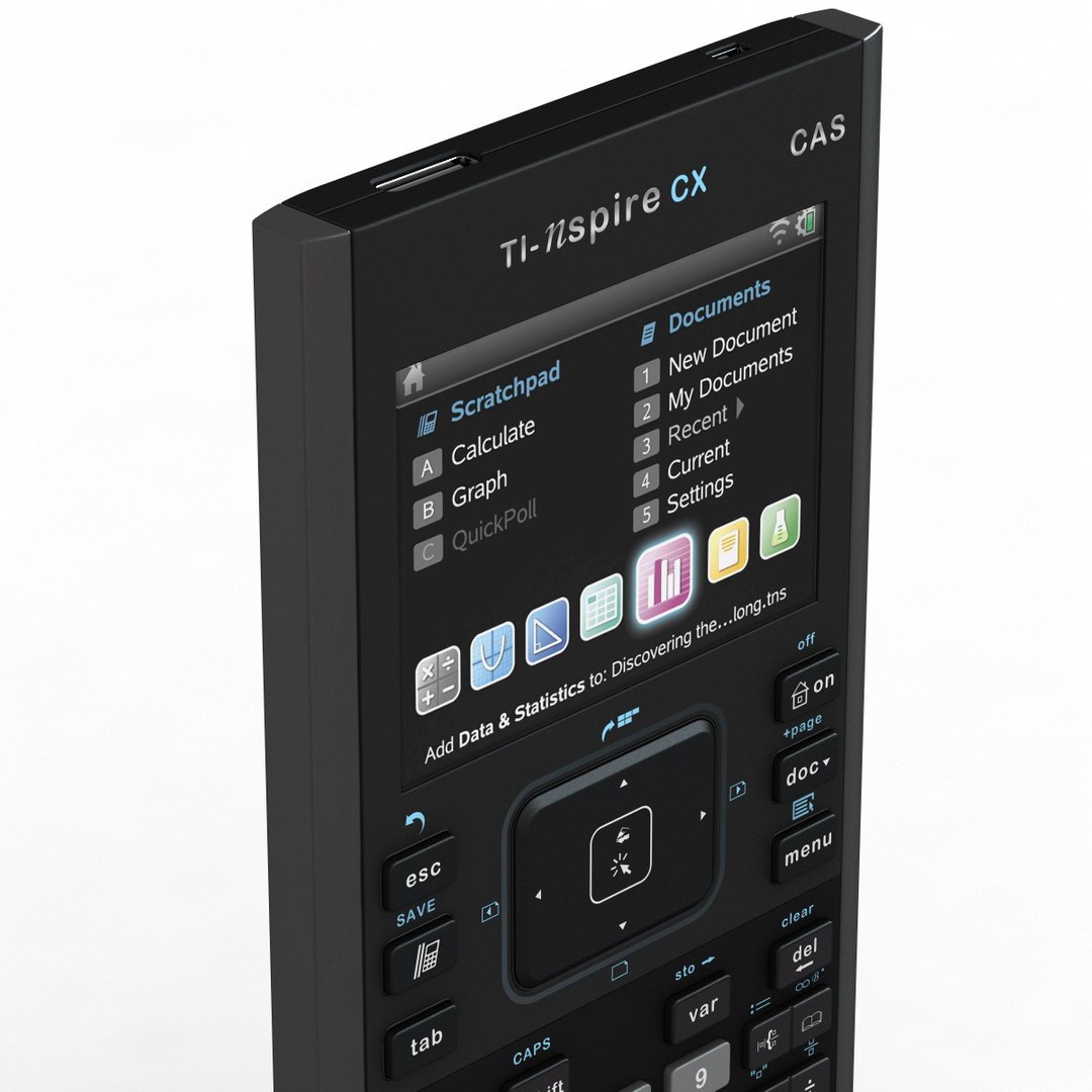 3d Texas Instruments Graphing Calculator Model
