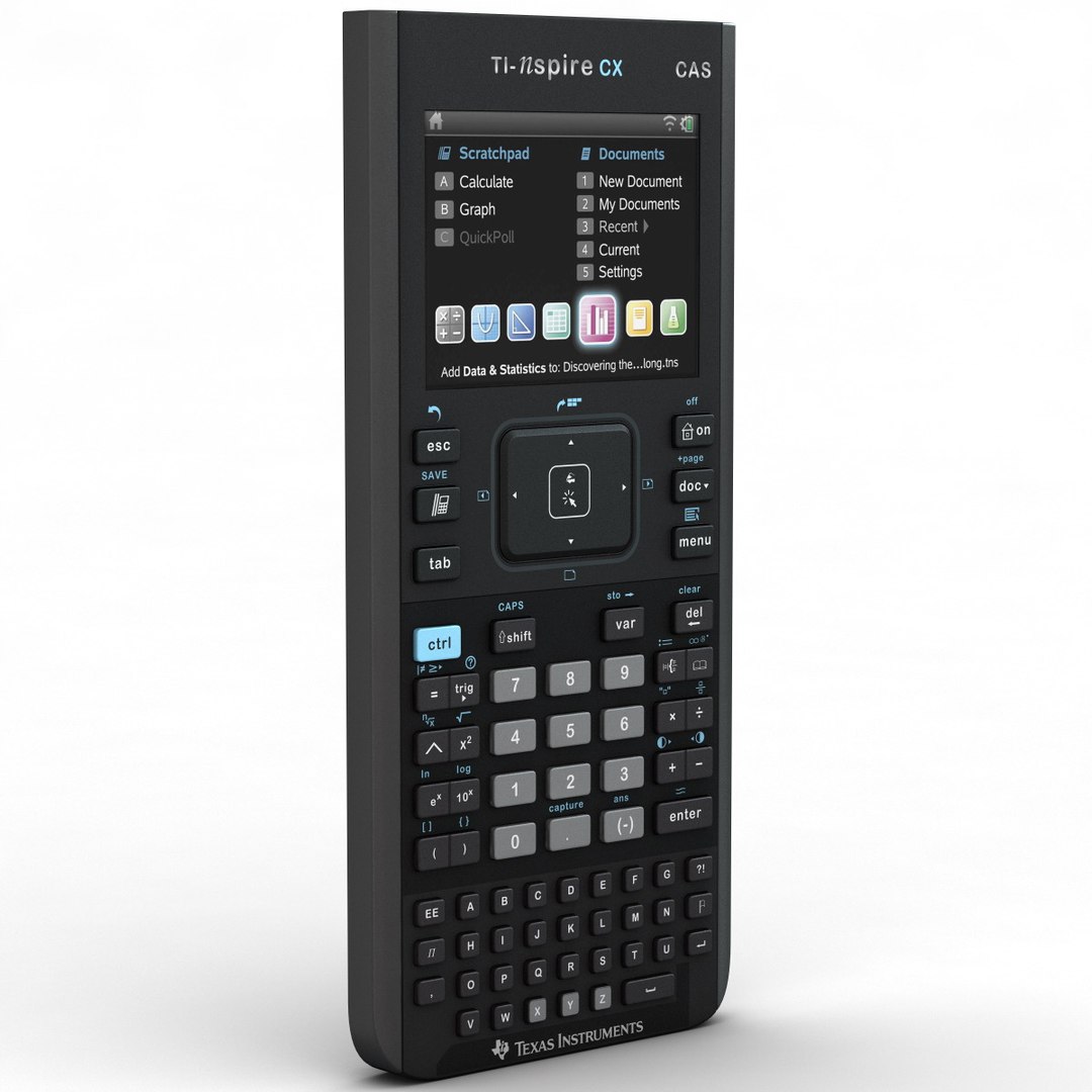 3d Texas Instruments Graphing Calculator Model