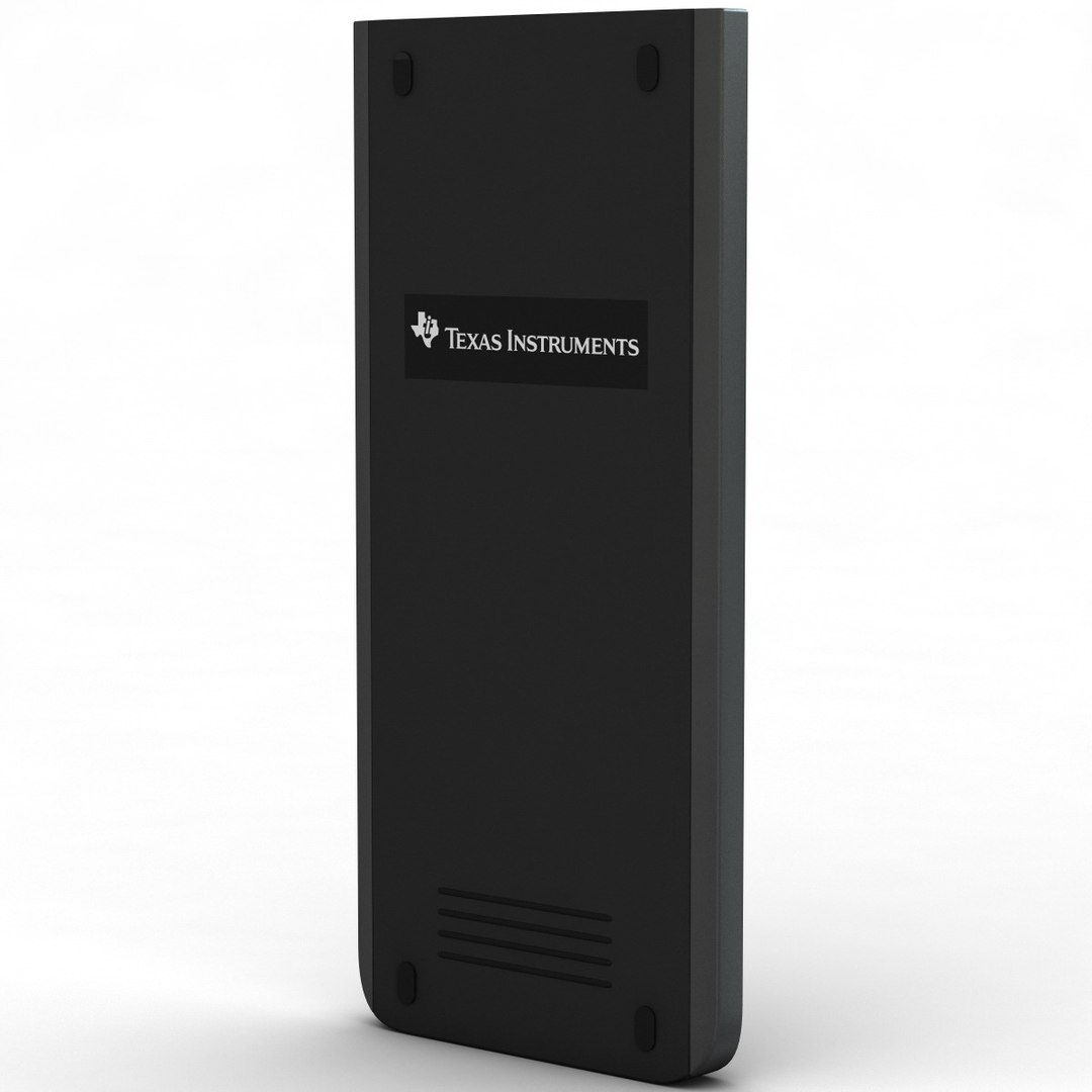 3d Texas Instruments Graphing Calculator Model