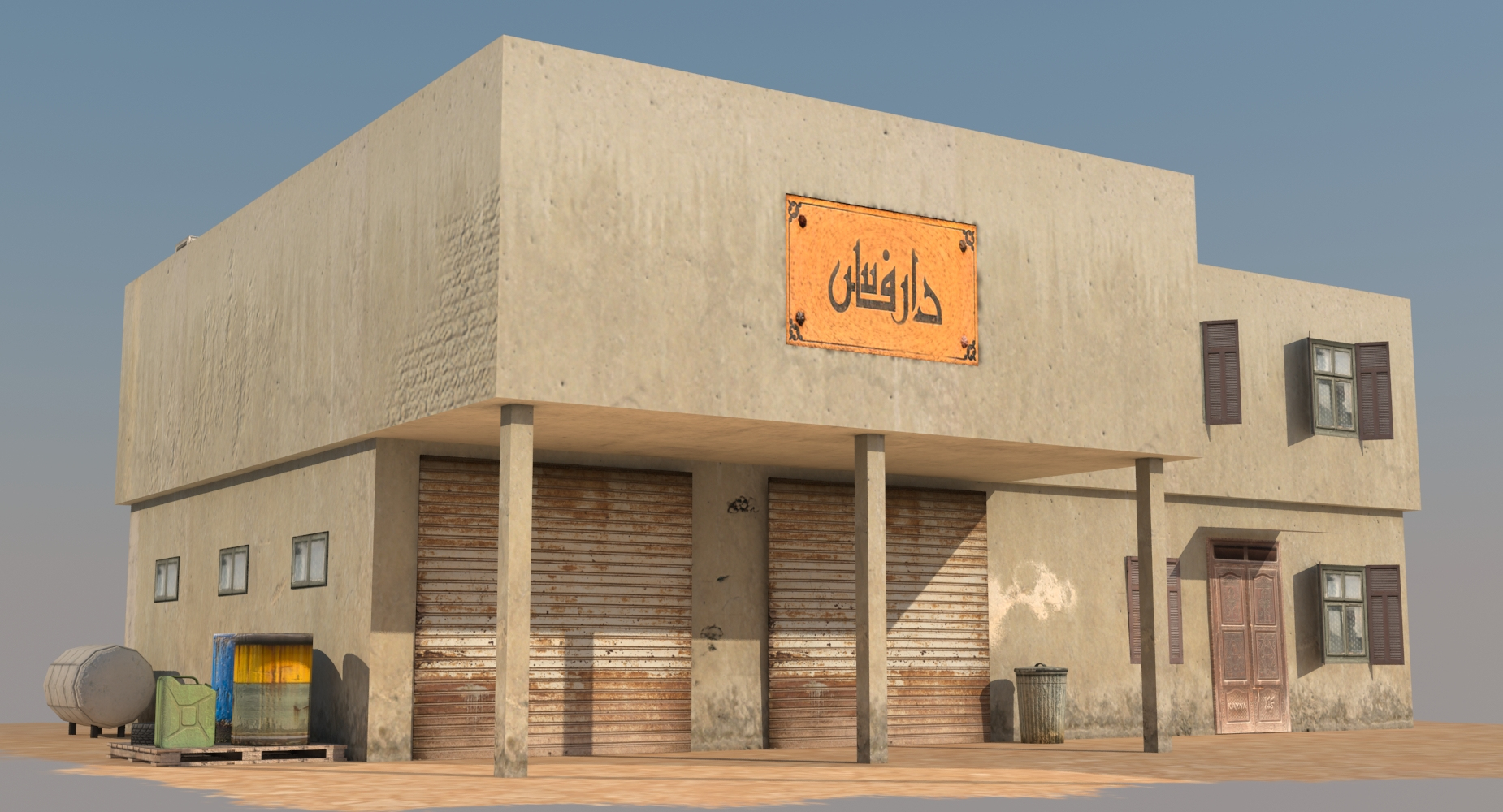 3d arab house