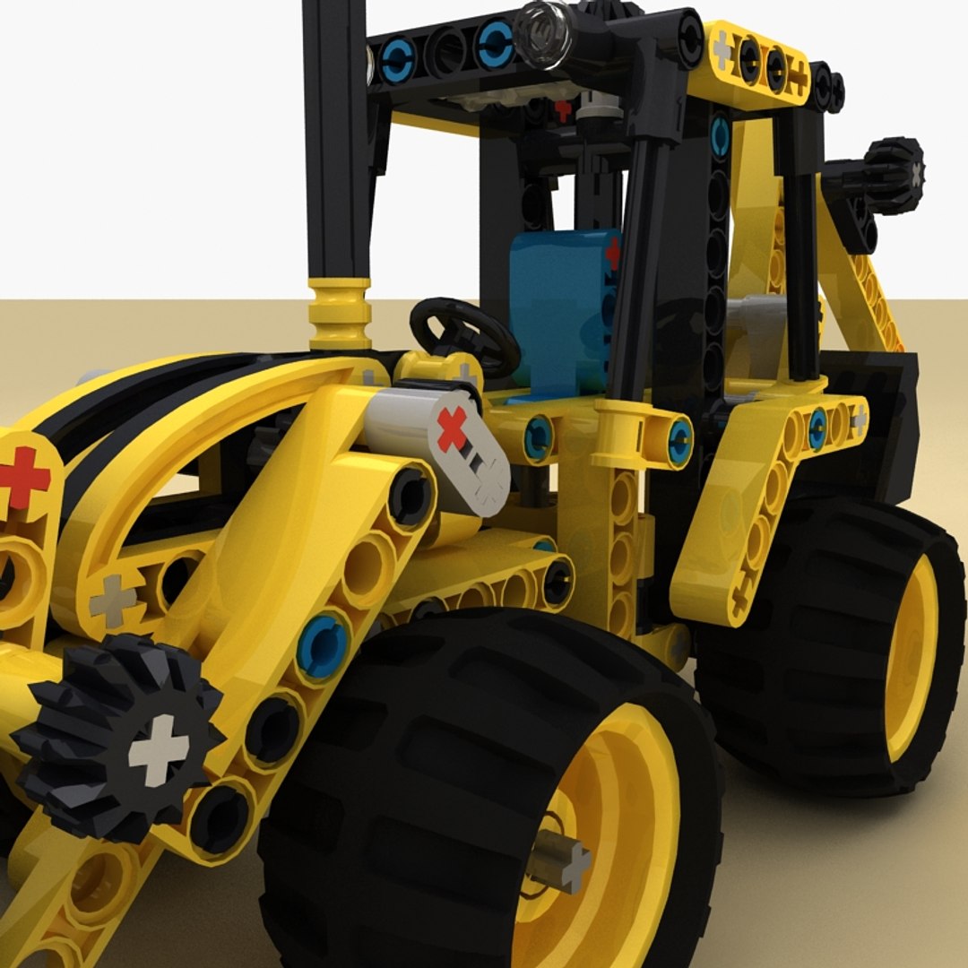 Lego Hoe 42004 3d 3ds