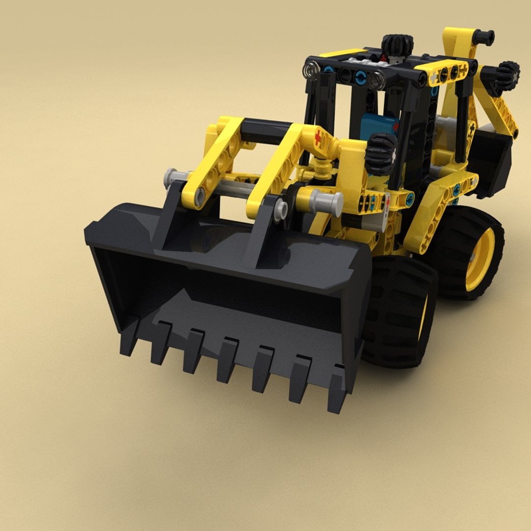 Lego Hoe 42004 3d 3ds