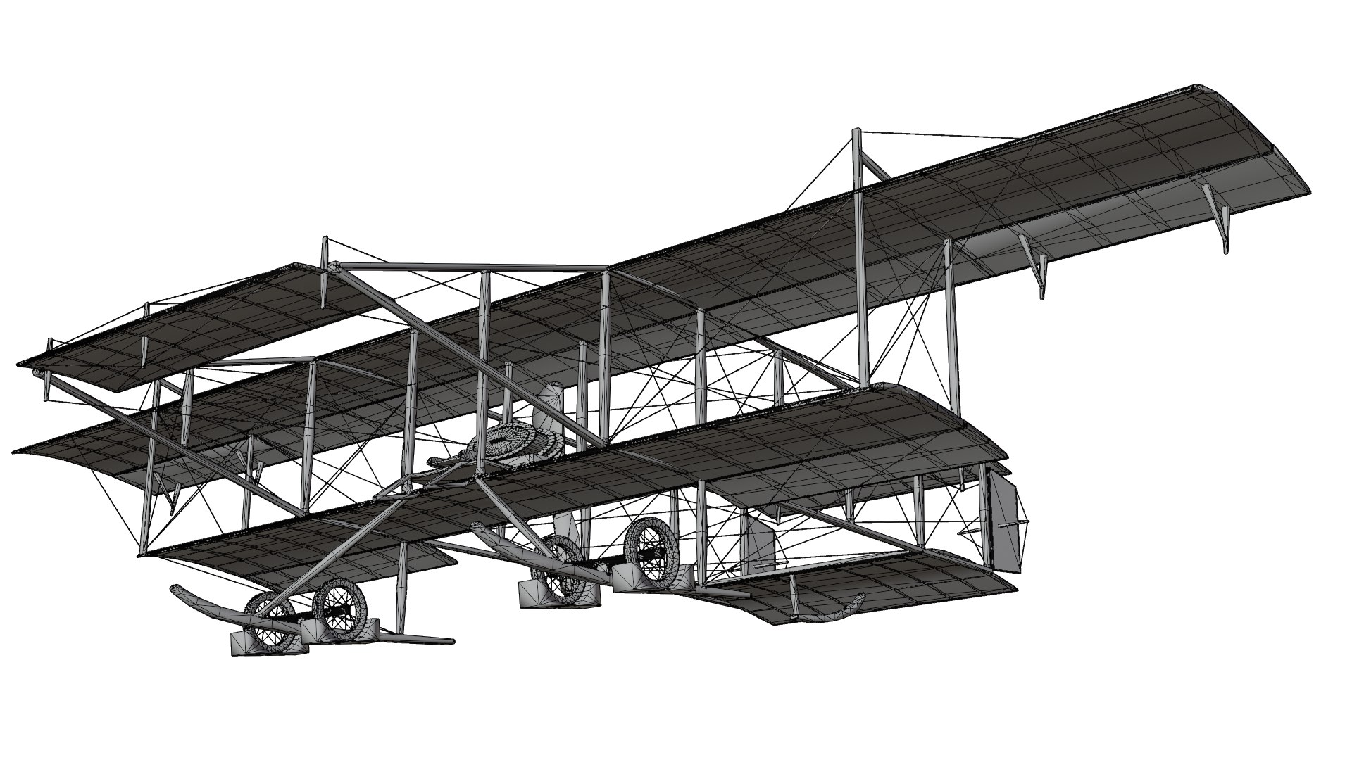 3D Farman IV Model - TurboSquid 2243419