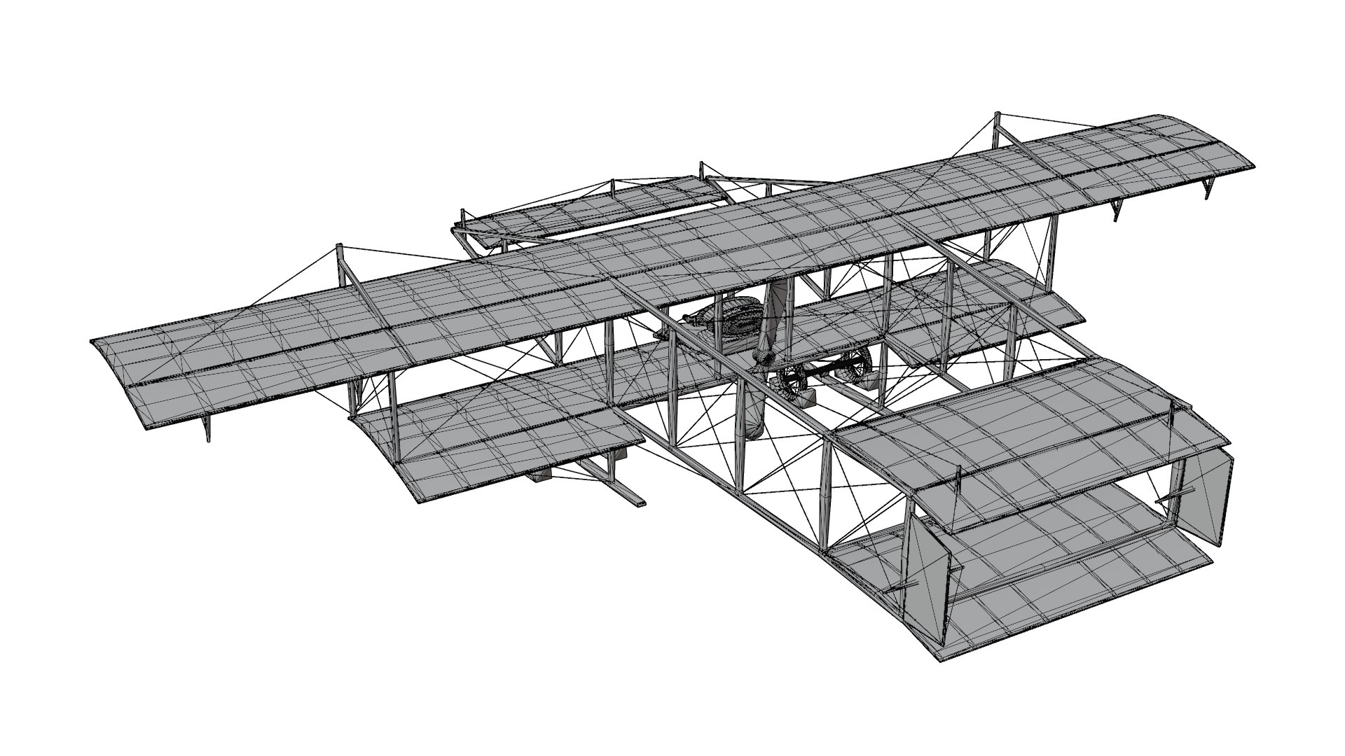 3D Farman IV Model - TurboSquid 2243419