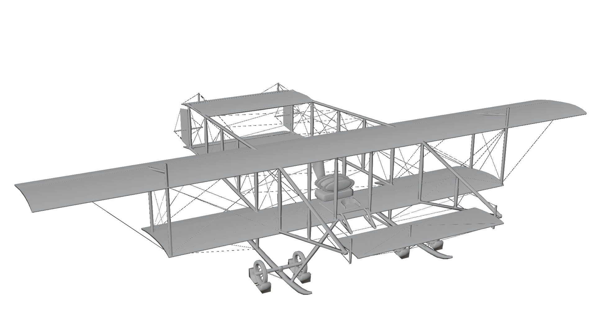 3D Farman IV Model - TurboSquid 2243419